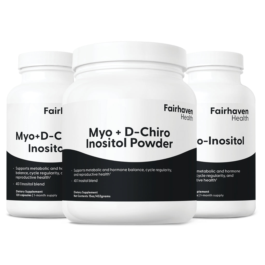 Myo-Inositol, Myo + D-Chiro Inositol Products | Fairhaven Health