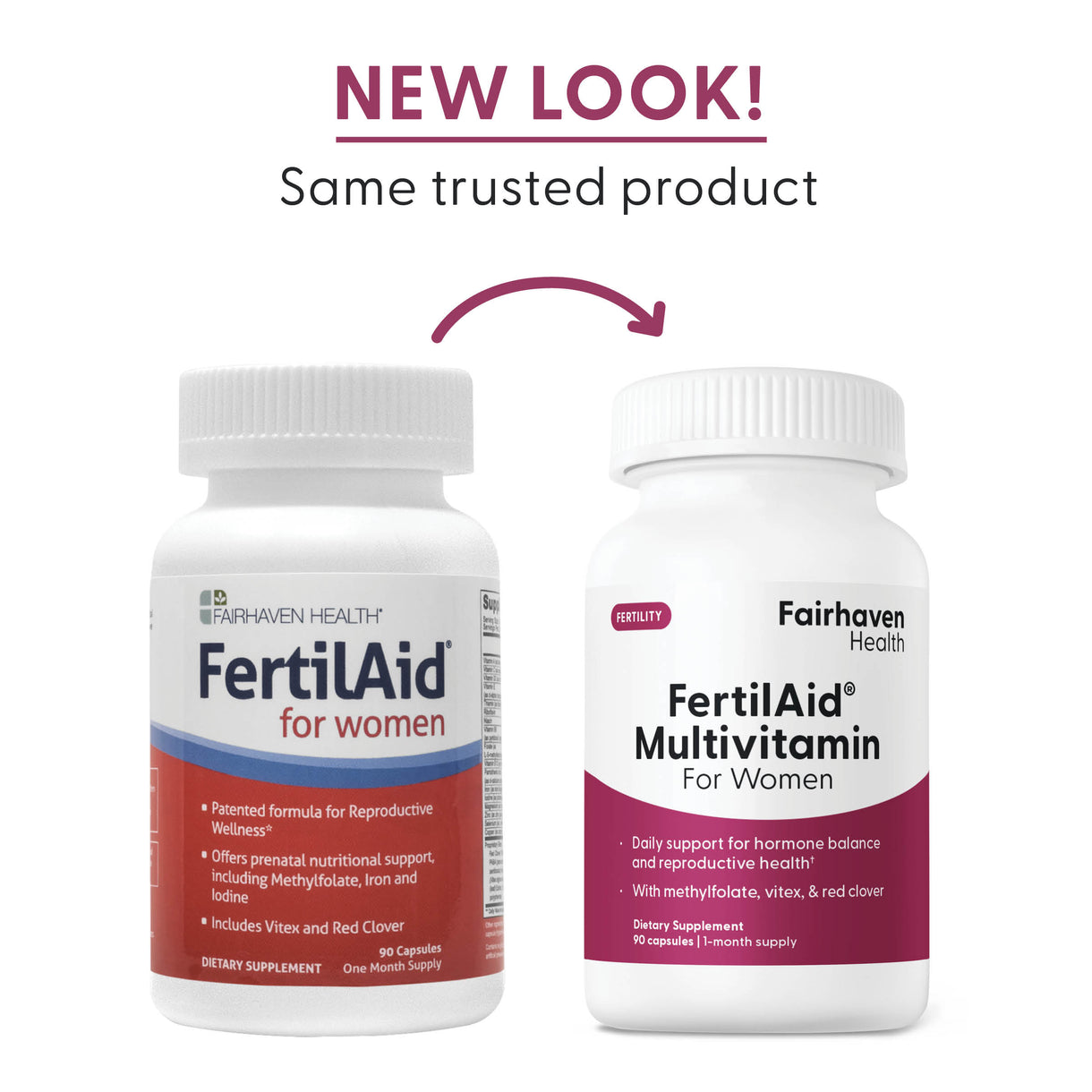 FertilAid® Multivitamin For Women | Daily Support for Female Fertility ...