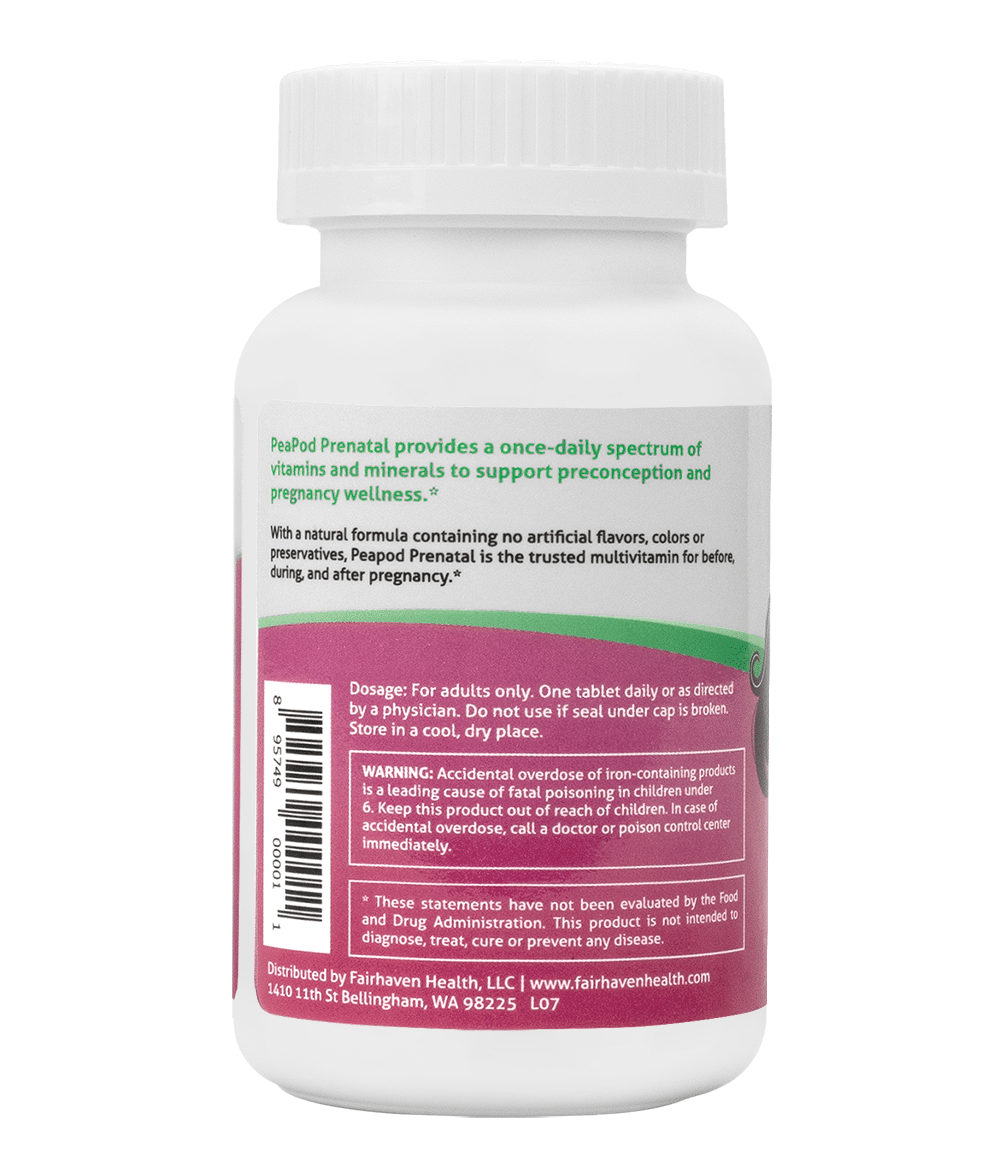 Once-Daily Prenatal Vitamin for Preconception and Pregnancy Wellness ...